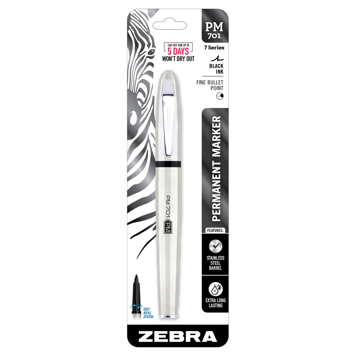 PM-701 Permanent Marker | Zebra Pen Canada – Zebra Pen Canada Corp.